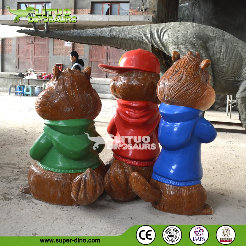 Fiberglass Alvin and the Chipmunks Statue - Lifelike & Durable