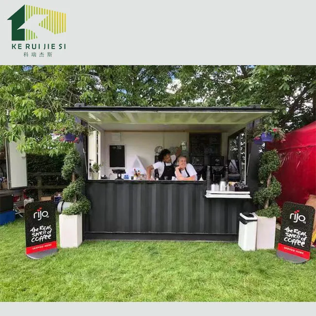 10ft 20ft 40ft Prefab Container Coffee Shops - Buy 20ft Container ...