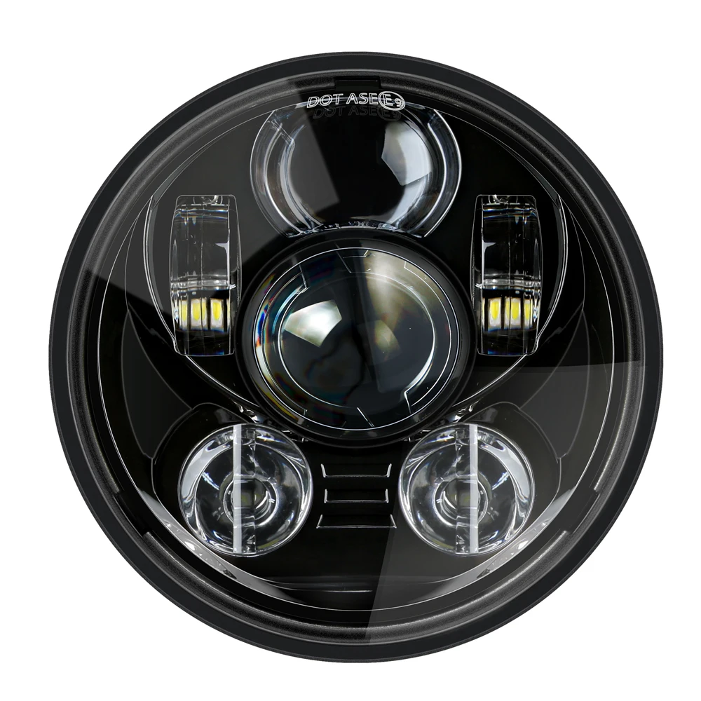 5.75" Motorcycle Led Headlight Bulb For Harley Dyna Sportster Victory ...