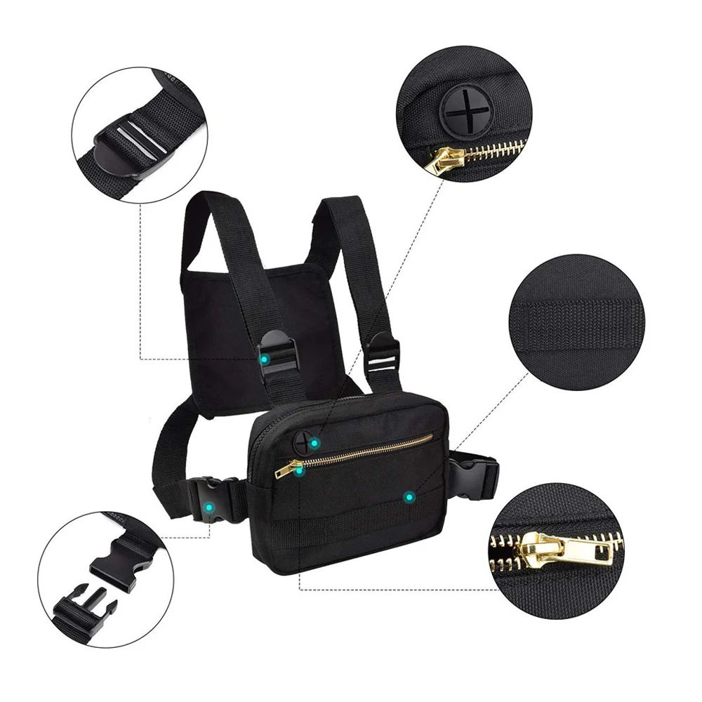 Leisure Running Hiking Outdoor Sports Chest Bag Men's And Women's ...