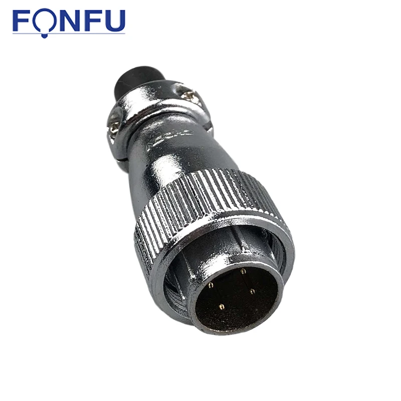 Zhongqiang 16mm Round Aviation Plug Socket Ws16-4pin Electric Male ...