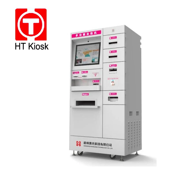 Foreign Cash Coin Exchange - HT Kiosk with Visa/master Card Reader