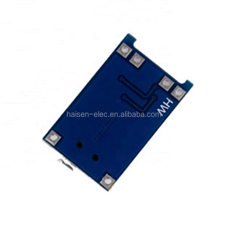 Haisen Hw-107 Tp4056充電ボードmicro Usb 5v 1a 18650リチウム電池電源モジュールボード保護モジュール付き ...