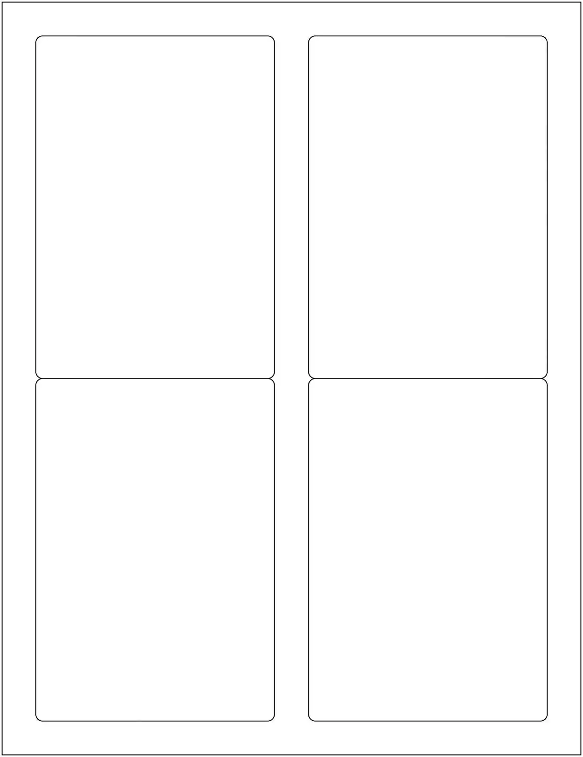 Self Adhesive Sticker A4 Sheet Label Woodfree Paper For Barcode Mailing ...