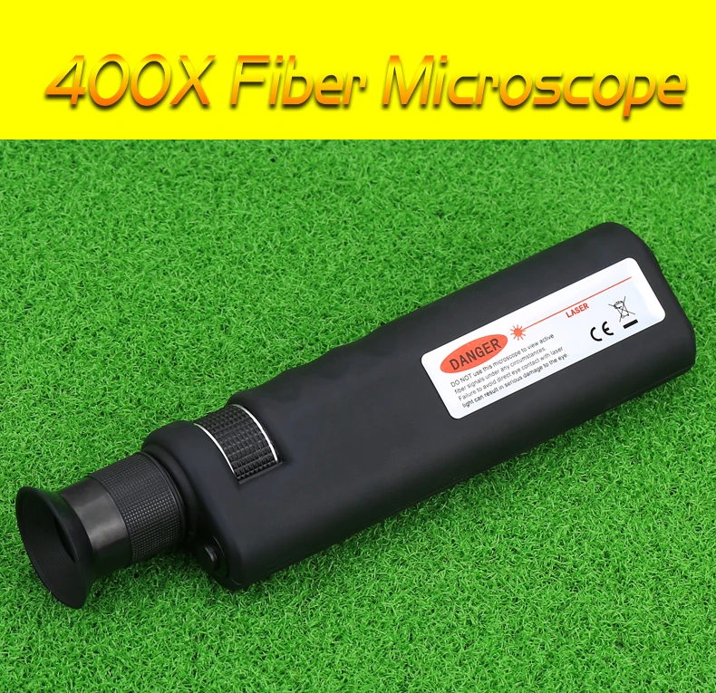 Fiber Optic Inspection Microscope 400x Led Illumination Handheld Anti ...