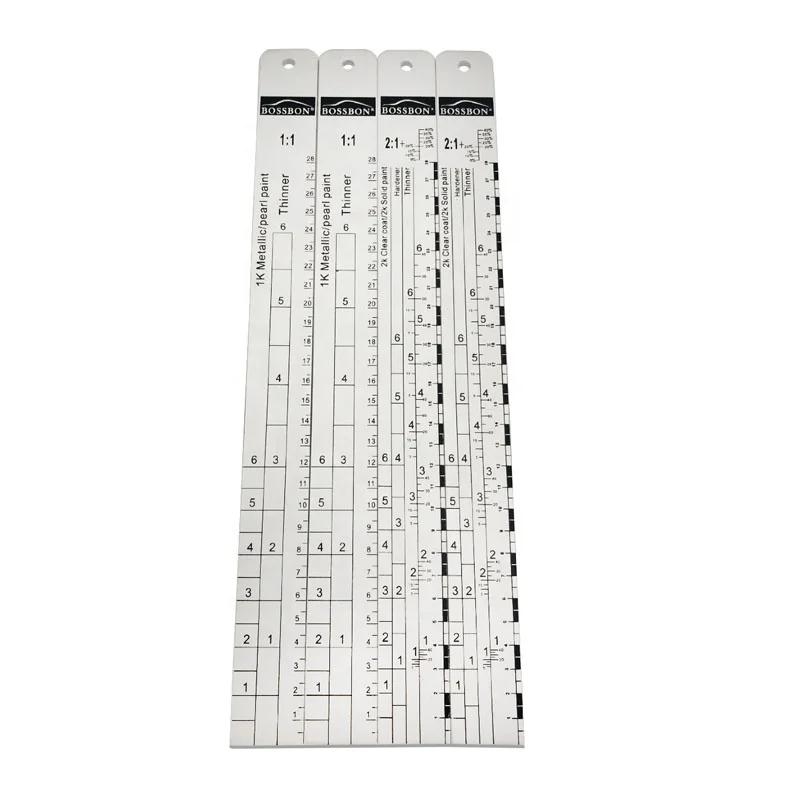 What Paint Sticks to Aluminum - Measuring Paints Mixing Ruler