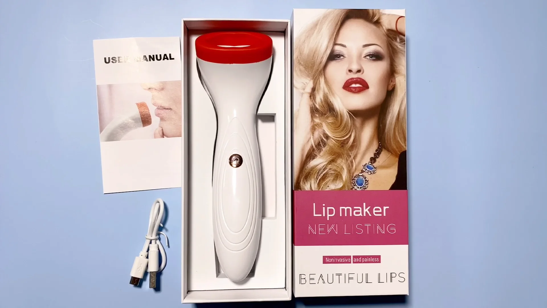 Aootoy Electric Lip Enhancer Device Apple Natural Lip Pump Plumper ...