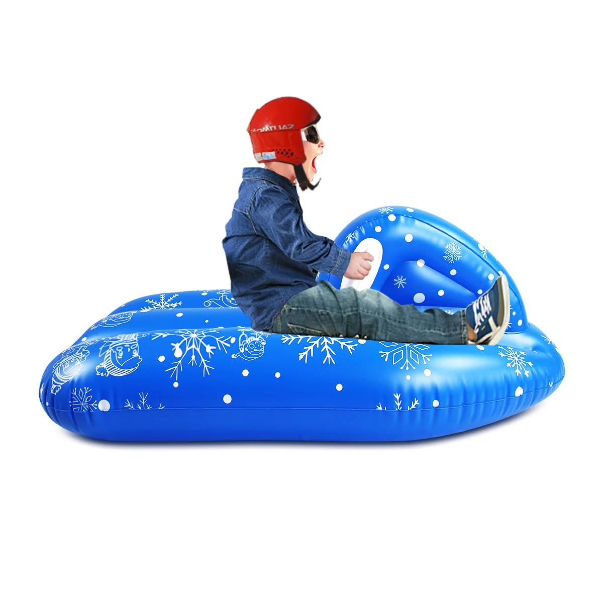 Winter Sport Pvc Towable Inflatable Snow Tube Ski Snowmobile Tube ...