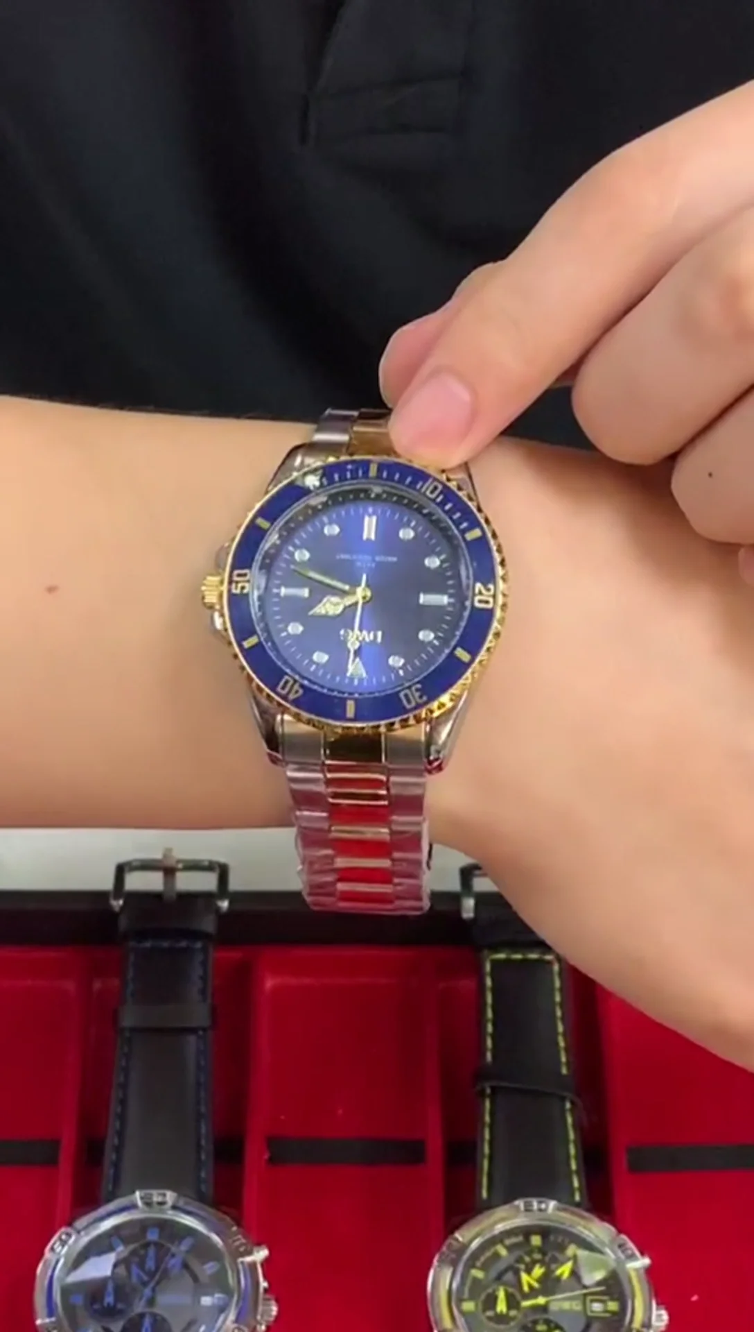 Classical Stainless Steel Men's Japan Movement Gents Watch Quartz ...