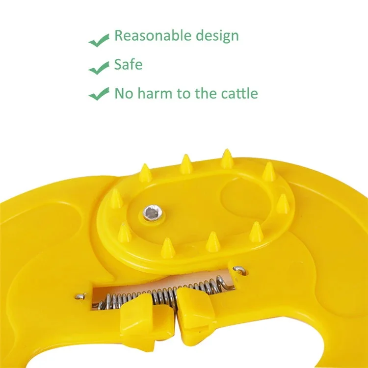 Calf Weaner Plastic Cattle Nose Ring Animal Weaning Device Bovine Nose ...