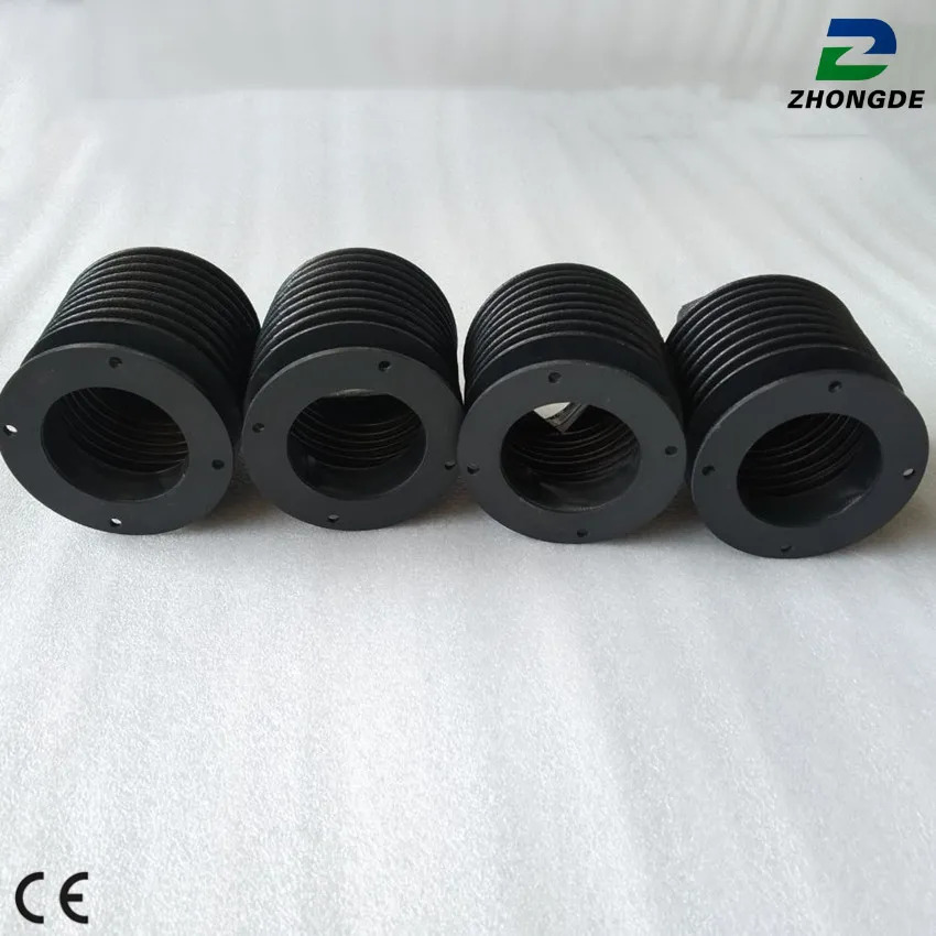 High-temperature Cylinder Protective Screw Bellows Cover with Zipper