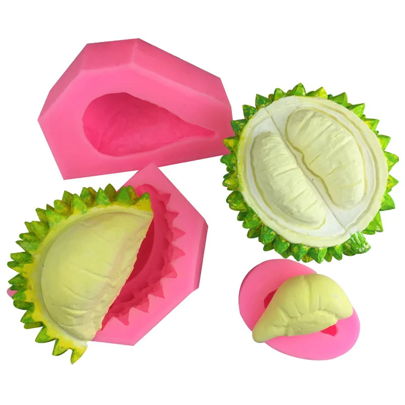 2021 Diy New Design Cake Decoration Tools Fondant Mould Durian 3d ...