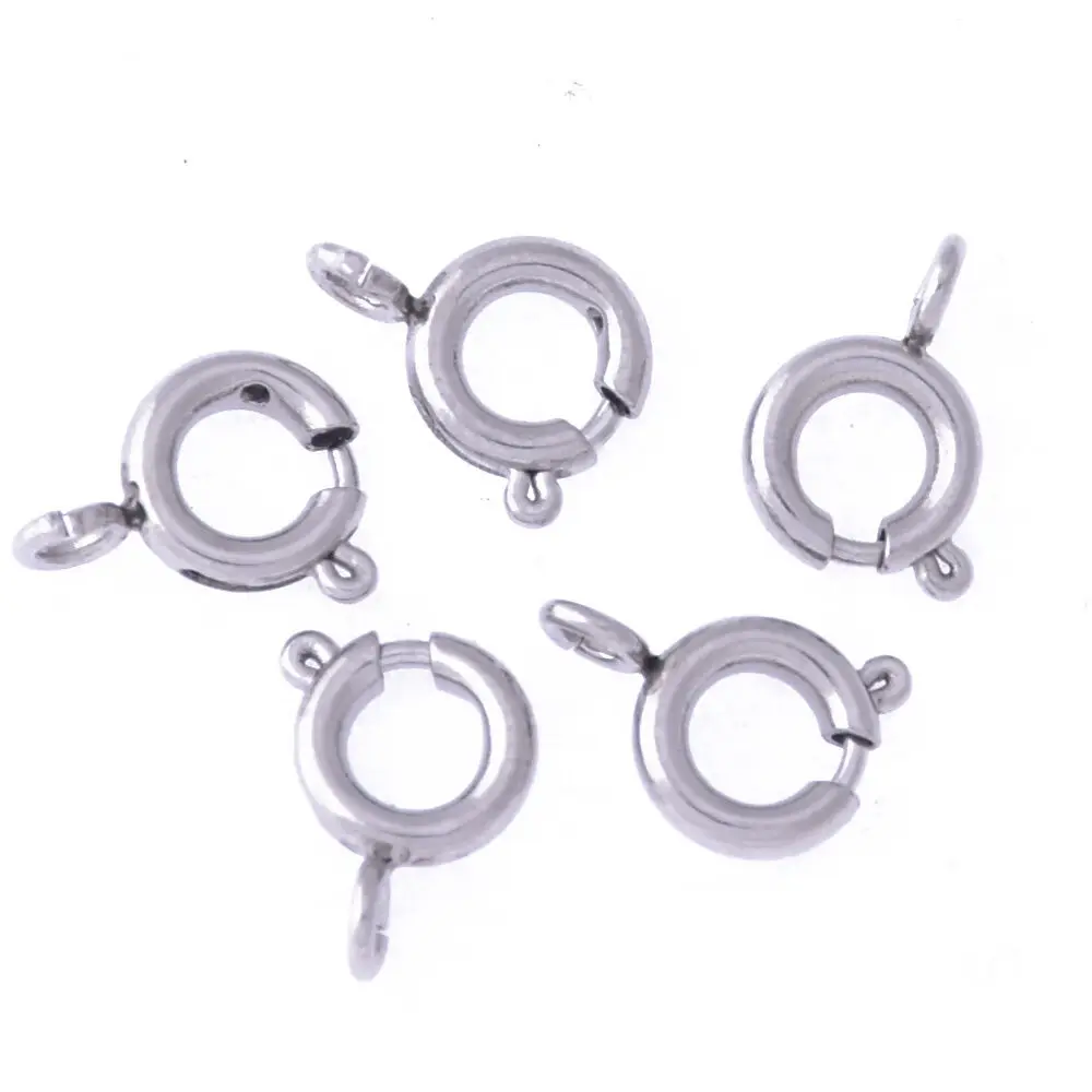 Stainless Steel Spring Clasps - Durable Jewelry Connectors