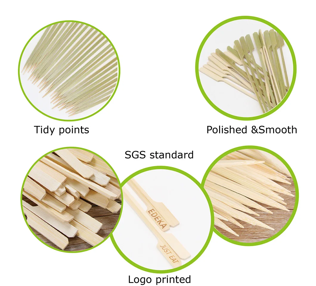Bamboo Barbecue Teppo Skewers Sticks Bamboo Paddle Barbeque Grill ...