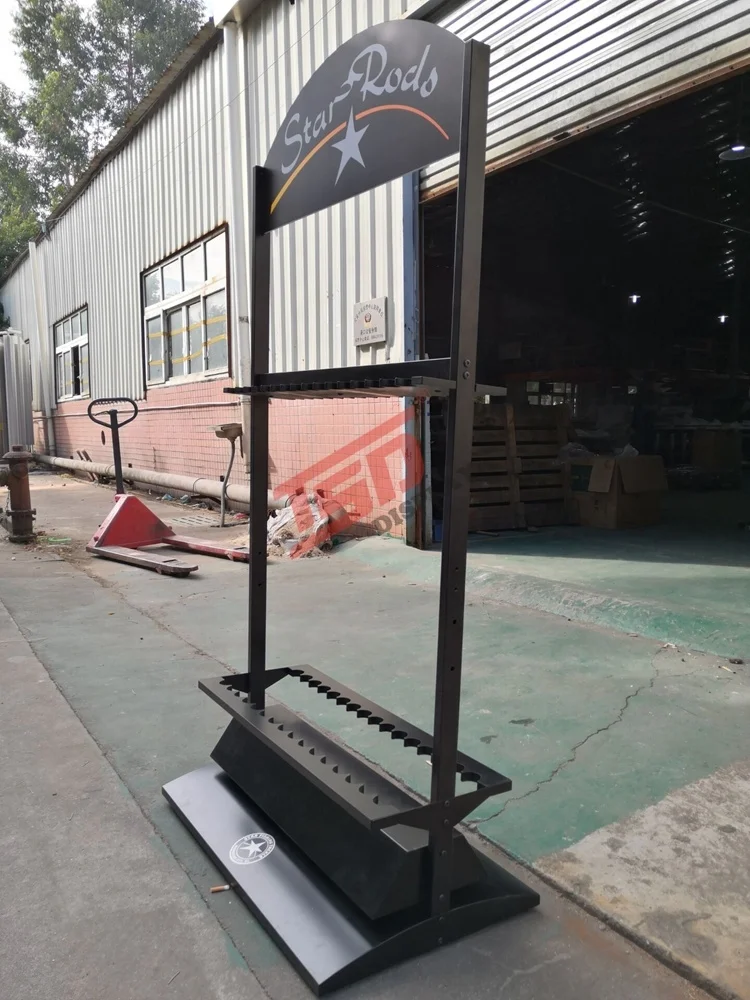 Custom Metal Fishing Rod Display Rack - Eco-friendly