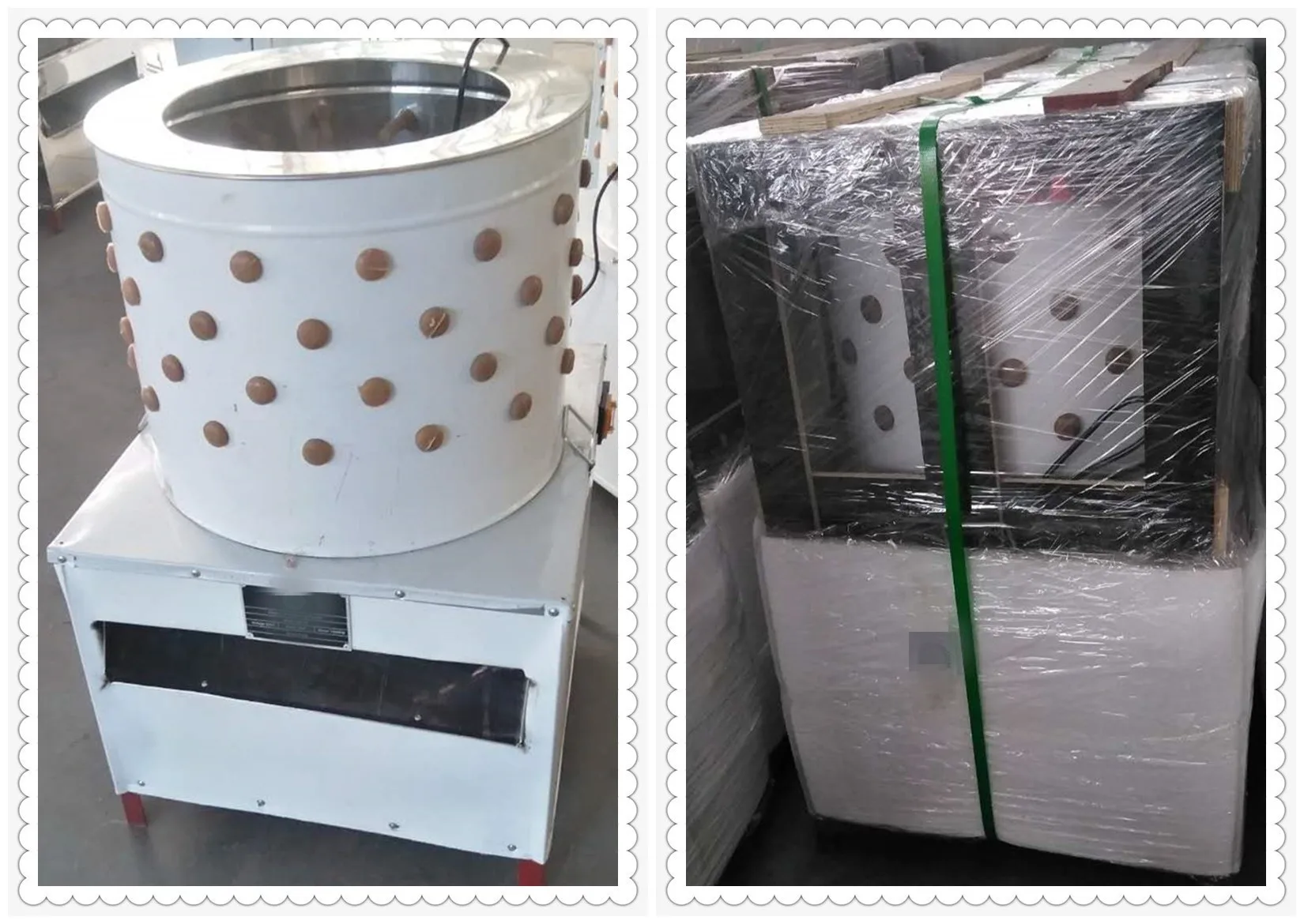 20ft Chicken Defeathering Machine For Poultry Plucking Feather Remove ...