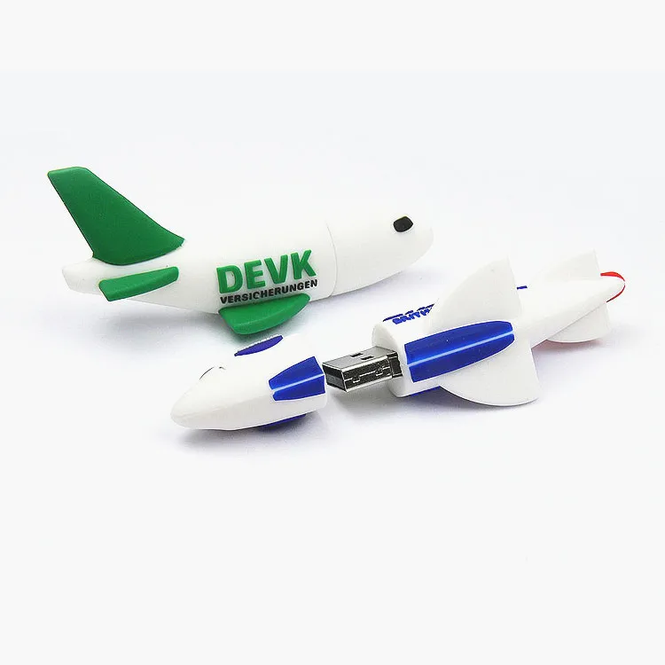 Customized Airplane USB Flash Drives - Promotional Gifts