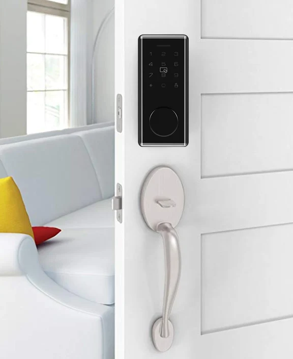 Electronic Push Pull Smart Deadbolt Door Circuit Locks Digital Cylinder ...