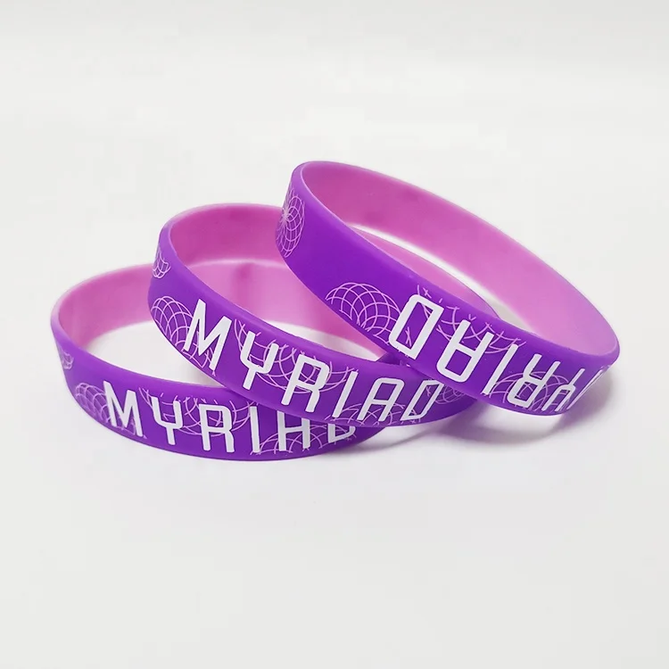 Custom Unique Qr Code Rubber Bracelets Print Personalized Design ...