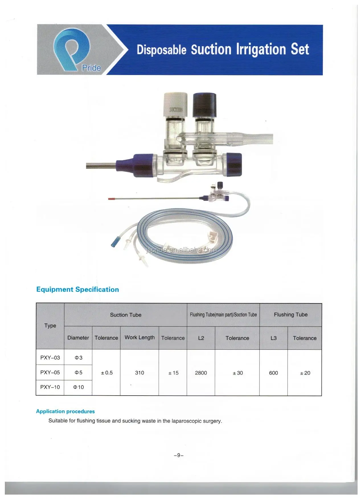 Laparoscopic Disposable Suction Irrigation Set With Ce/iso13485 - Buy ...