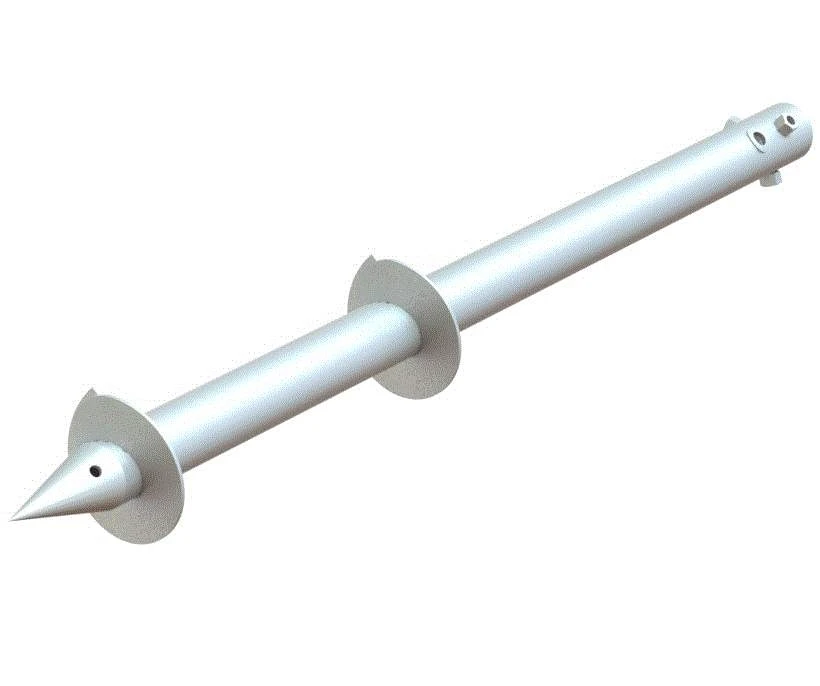 Prix Usine Haute Qualité Pieu Vissé Galvanisé Pour Fondation De ...