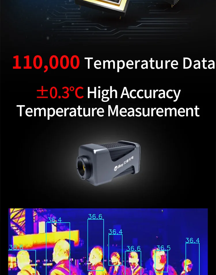Infiray At300 Thermal Thermographic Camera Body Temperature Measurement ...