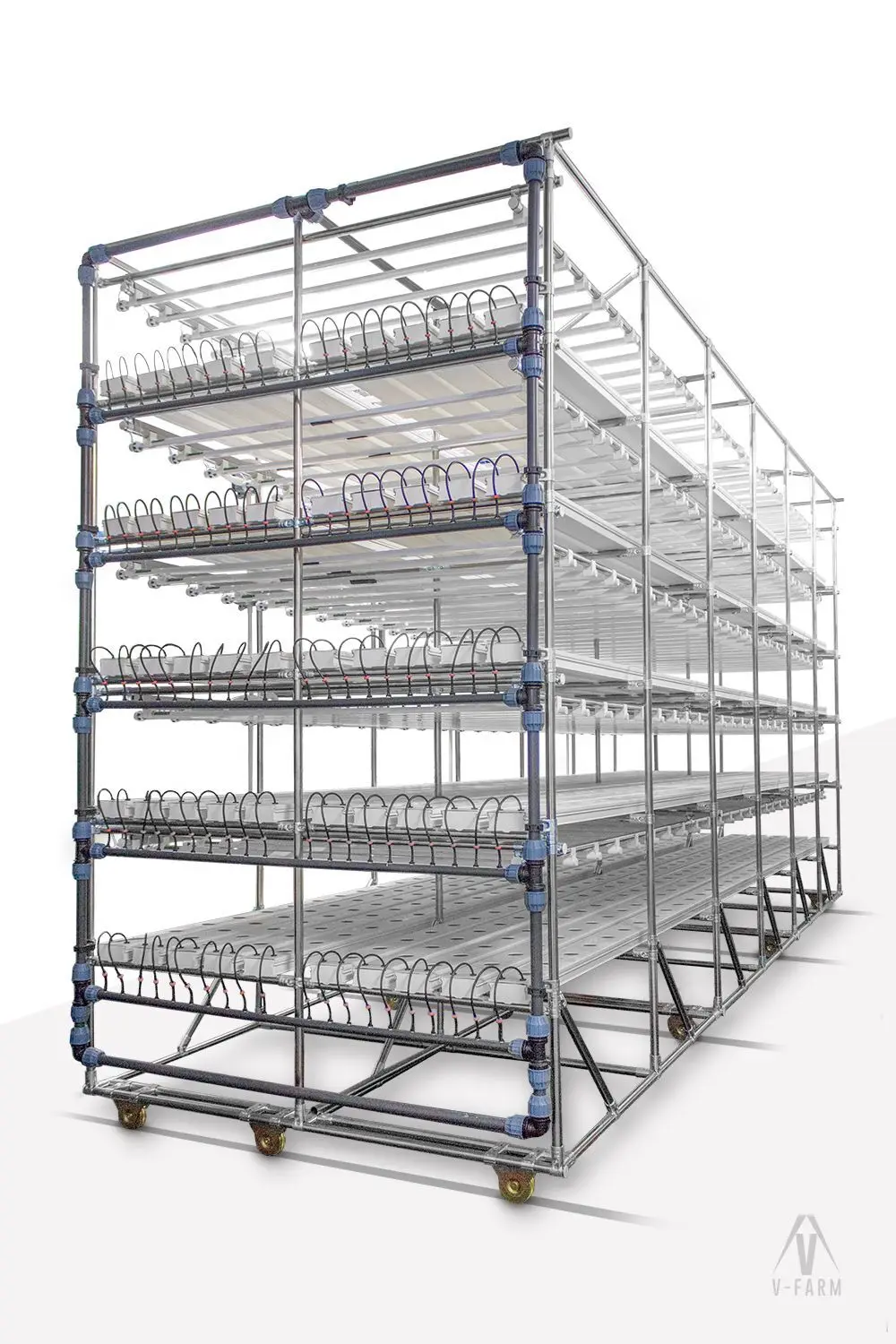 Hydroponic Rectangular PVC Pipe Gully NFT Channel System