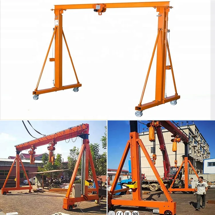 5 Ton A Frame Mobile Workshop Gantry Crane Manufacturer - Buy Hoist ...