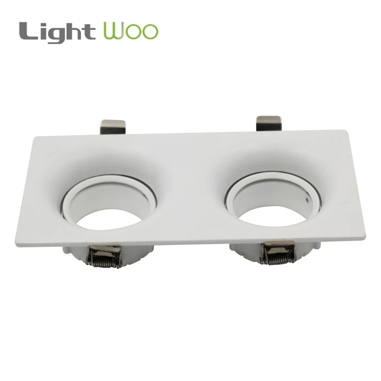 Aluminum Square Retrofit Led Ceiling Downlight Fixture Gu10 Mr16 Led ...