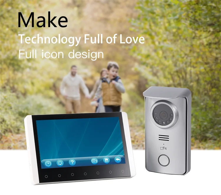 Intercom Videotr Touchscreen Intercoms For Buildings Of Apartments Deur ...