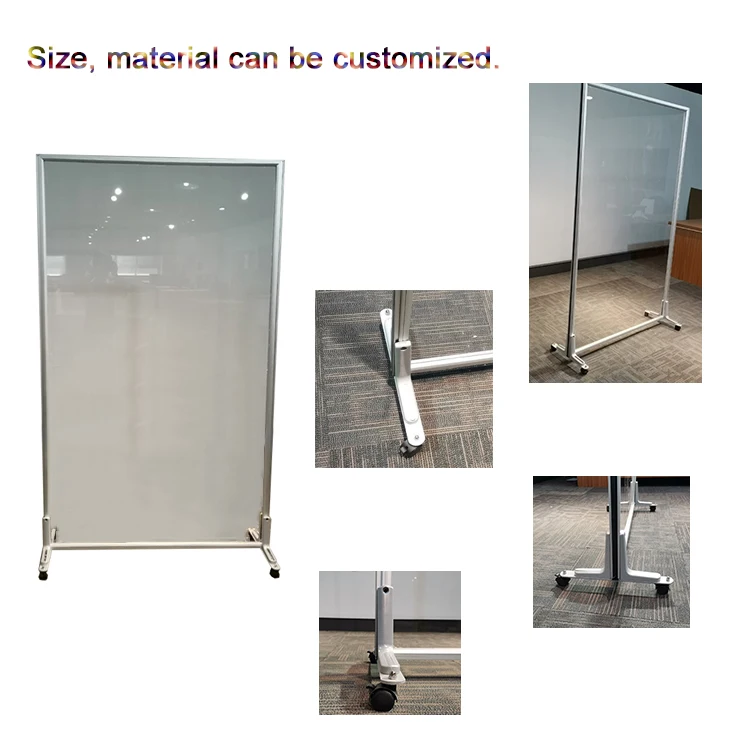 Plexiglass dividing screens conference room sliding dividers restaurant ...