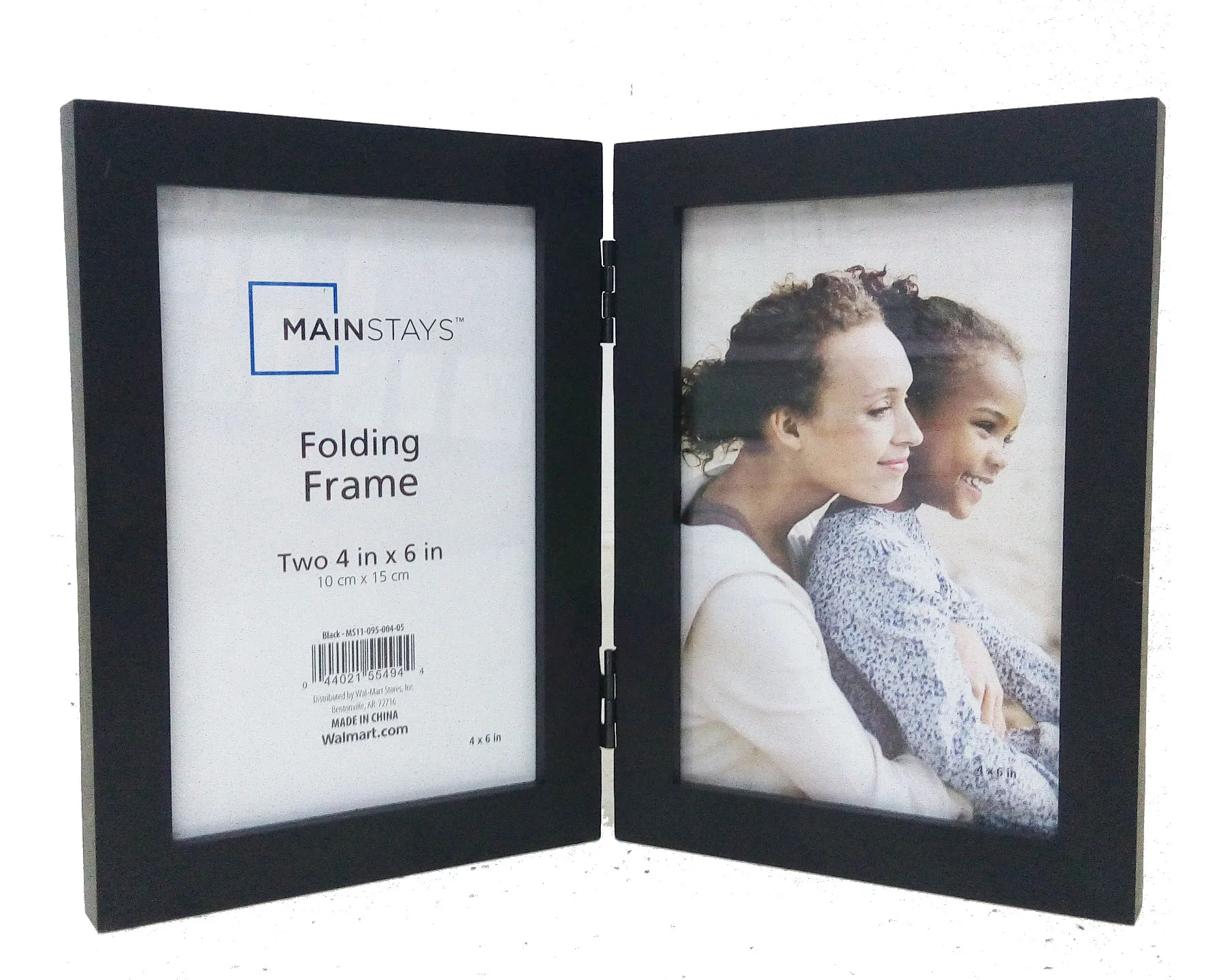 Injection Plastic Photo Frame Shadow Box 2-4x6 Hinged Double Picture ...