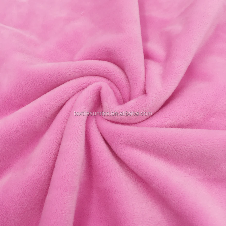 100% Polyester Soft Boa EF Velboa Baby Bedding - Minky Plush