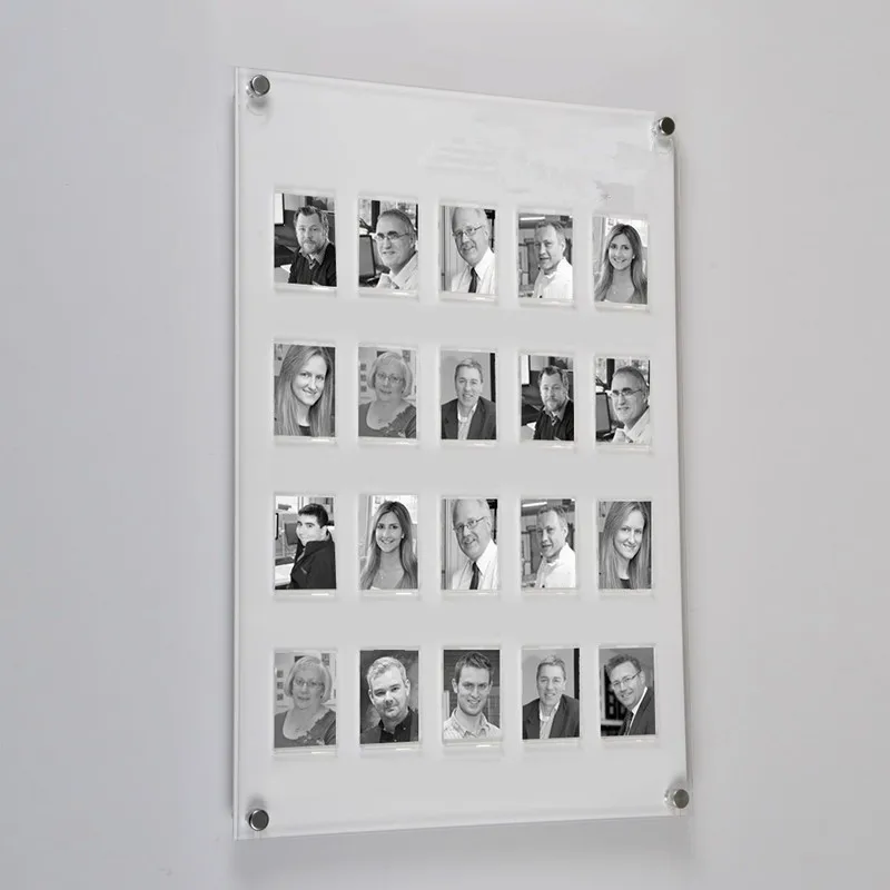 Customizable Wall Mounted Acrylic Photo Board - Yageli