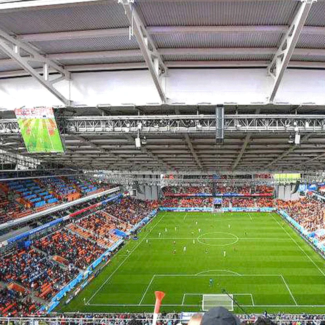 Grandes De Acero Truss Estructura Estadio De Fútbol De Techo Sala De ...