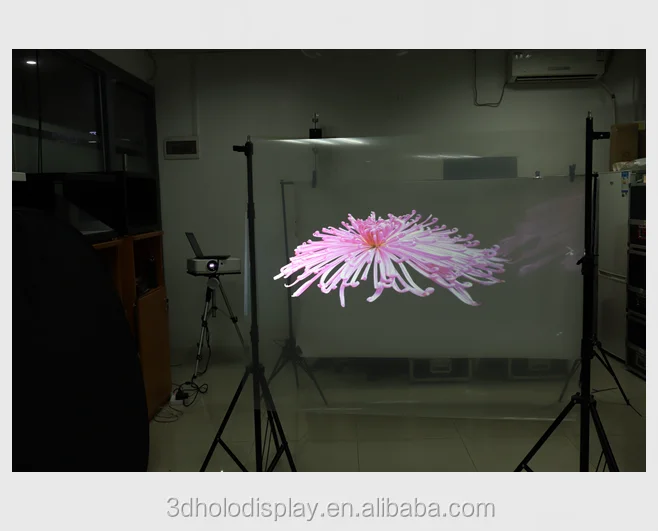 Rear Projection Film - Transparent Acrylic for 3D Holograms