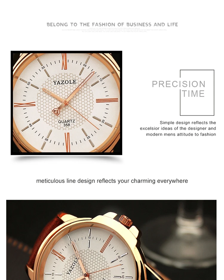 YAZOLE Quartz Watch - Stylish & Affordable Men's Timepiece