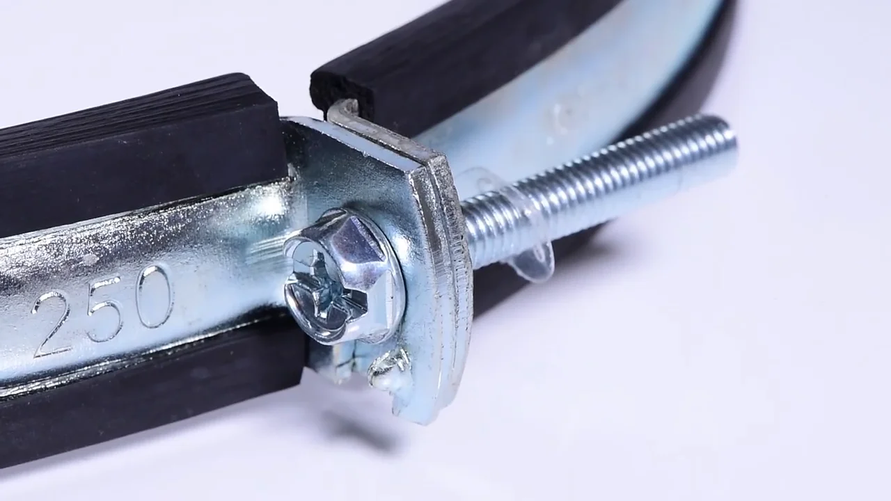 Split Ring Tube Clamp Pipe Hanger Heat Resistance Steel With Epdm ...