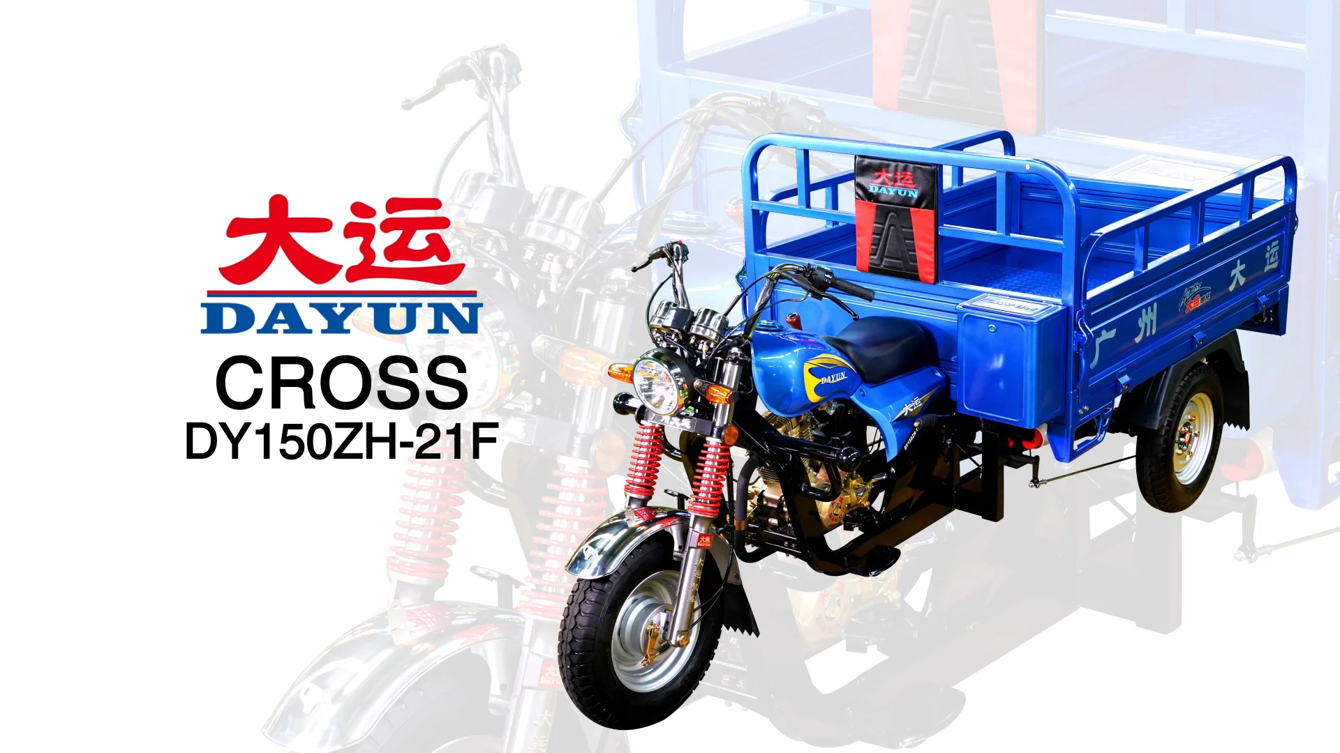 150cc Single Cylinder Cargo Hualer Gasoline Tricycle Dayun Dy150zh-21f ...