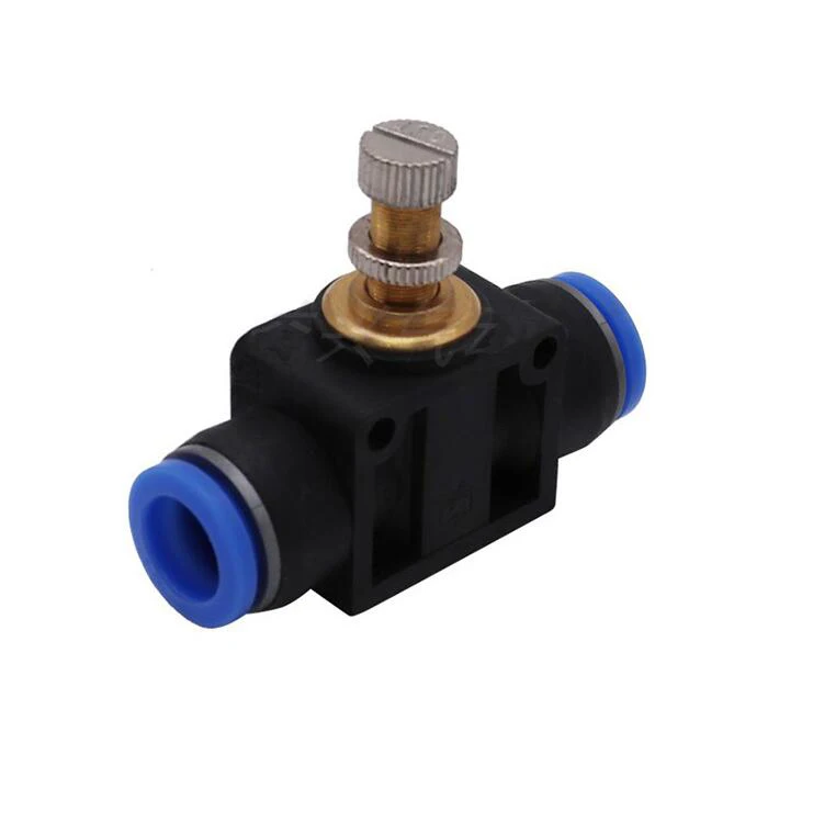 공압 공기 파이프 조인트 Lsa4 Lsa6 Lsa8 제한 밸브 제어 밸브 파이프 스로틀 밸브 Lsa10 Lsa12 - Buy ...