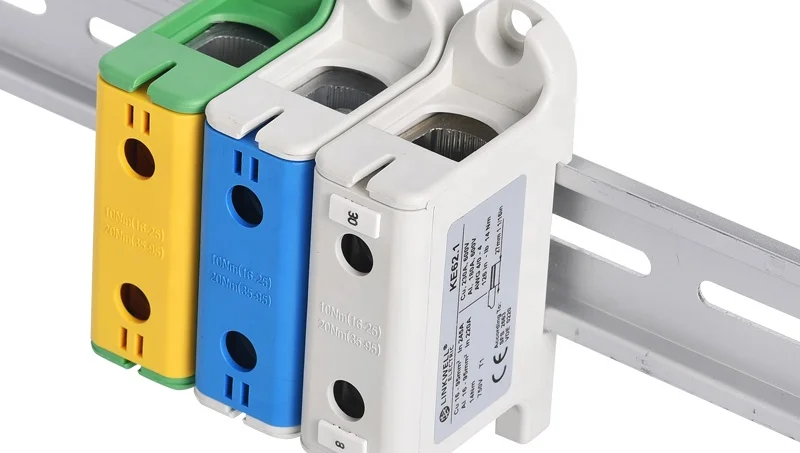 High Current Din Rail Mounted 35mm2 Terminal Connector Electrical 1000v ...