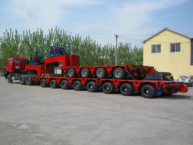 Goldhofer Type 300 Tons Capacity Hydraulic Multi Axle Low Bed Self ...