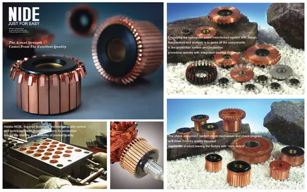 AC Motor Mica Commutator - Electric Motor Armature Segments