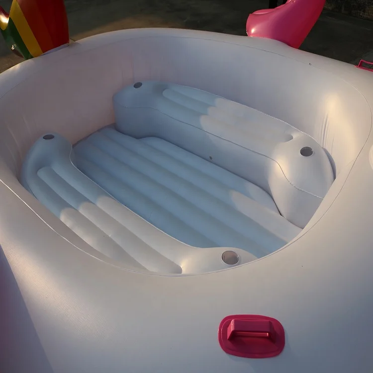 Manufacturer 500*420cm Pvc Big Inflatable Float Flaming With Pink Wings ...