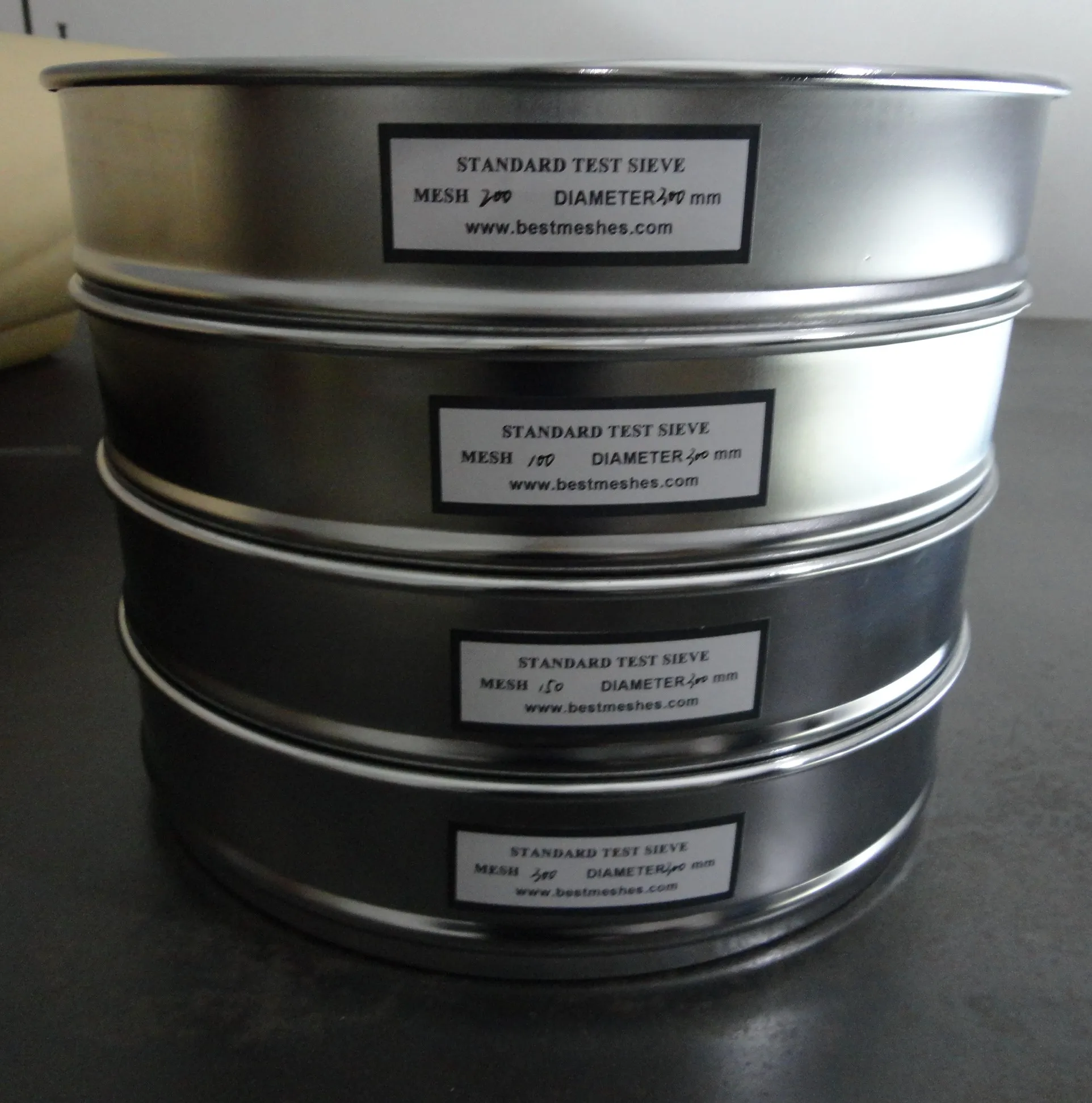 Fine Mesh Stainless Steel Anyaman Kawat Mesh Standar Test Sieve Semua ...