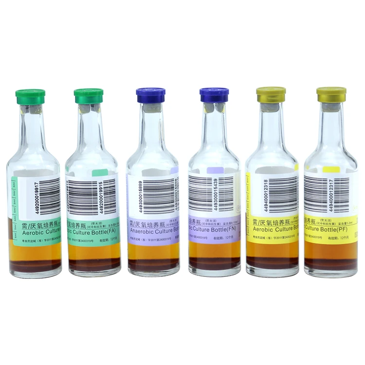 Meihua Fluorescence Pediatric Blood Culture Media Bottle For Bactec Of ...