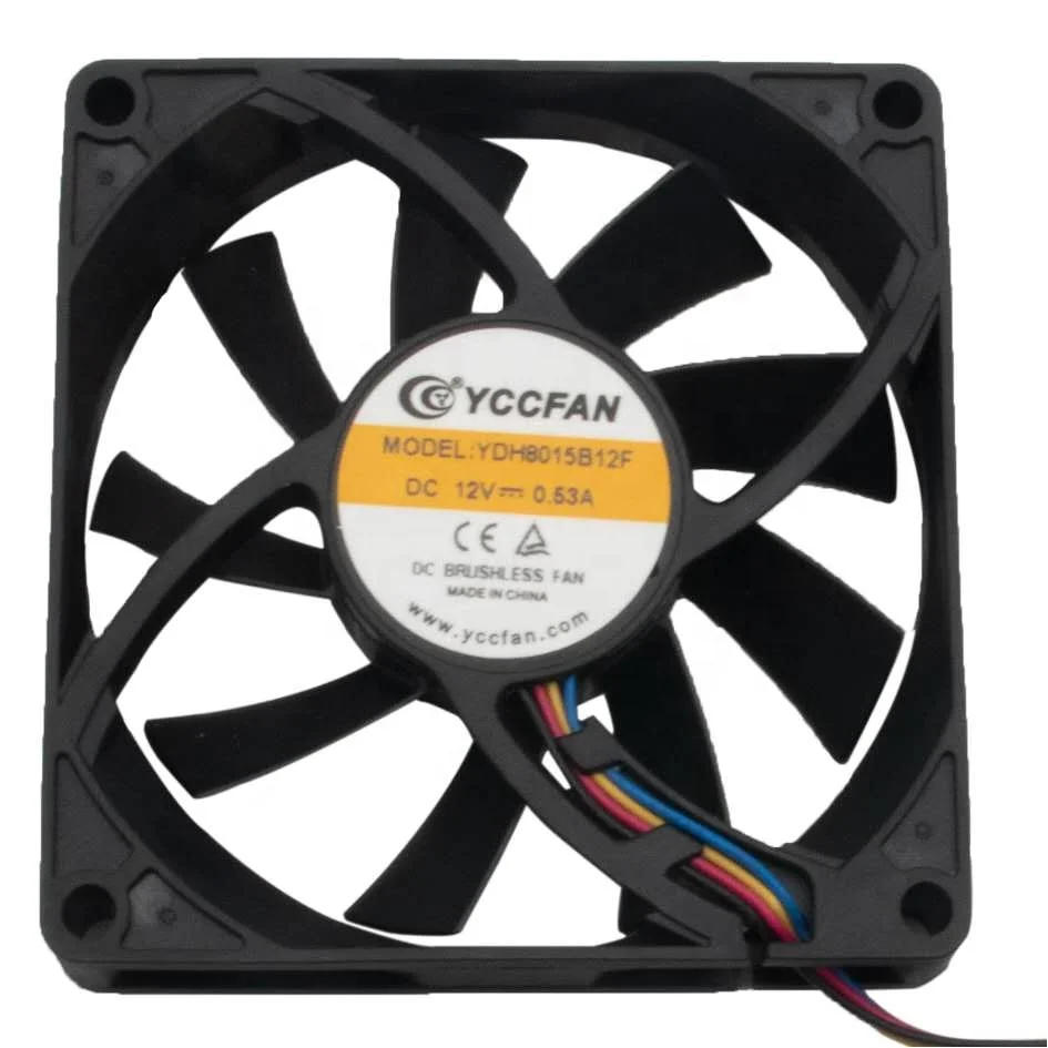 80mm Fan Dimensions - High Speed 2000 RPM Cooling Fans