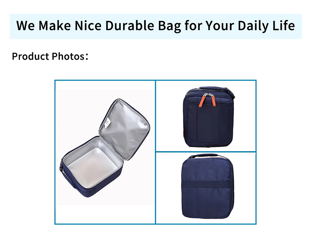 Iso Certificate Wholesale High Quality Fashion Design Custom Kids Lunch ...