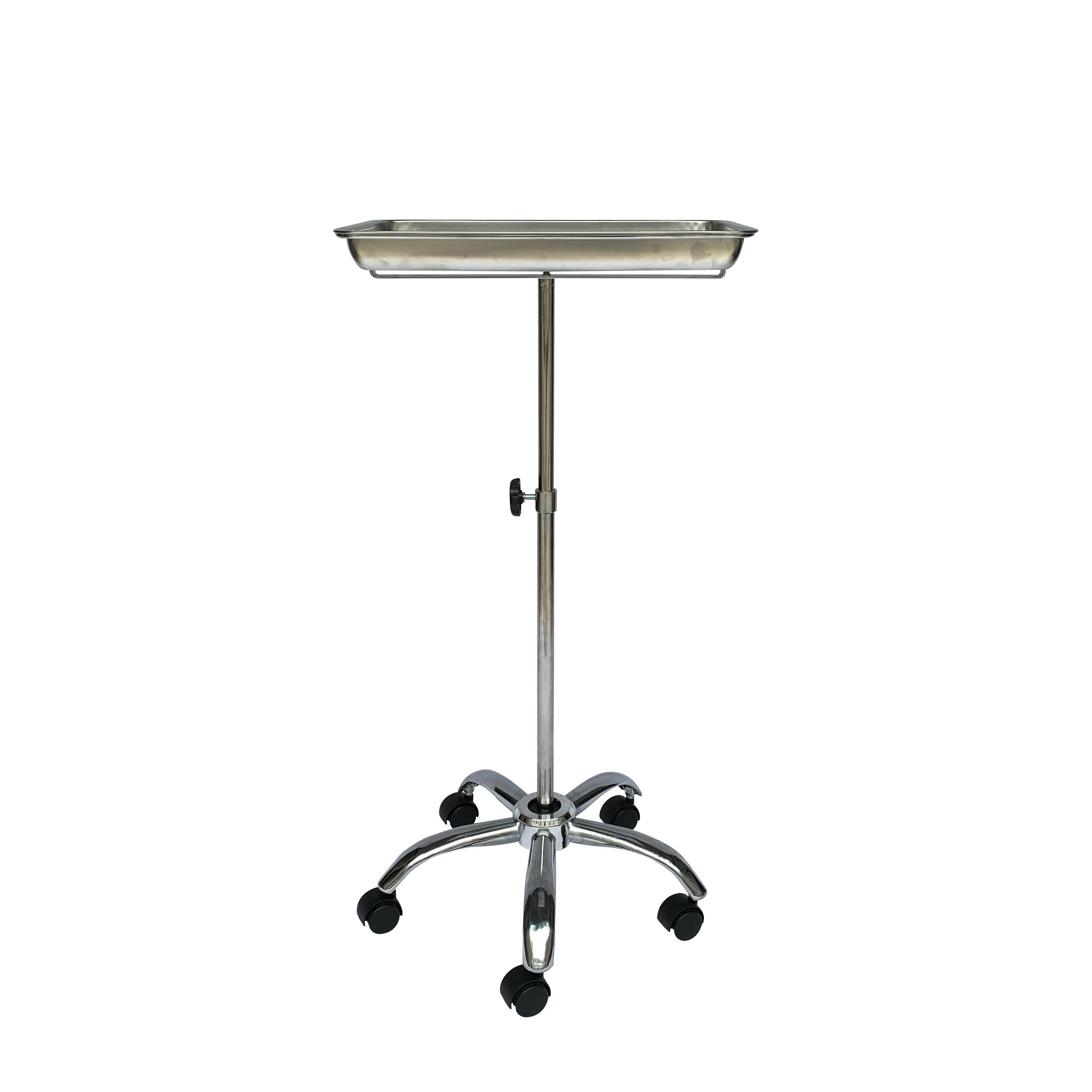 Mobile Mayo Tray Stand Stainless Steel Trolley Adjustable Height ...