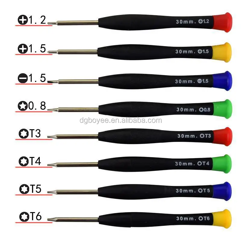 8pcs Set Phillip Tool Hand Handle Philip Multifunctional Suit ...
